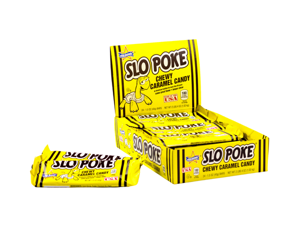 Slo Poke® 1.5 oz Bar - 24 count Box – Atkinson Candy Co.
