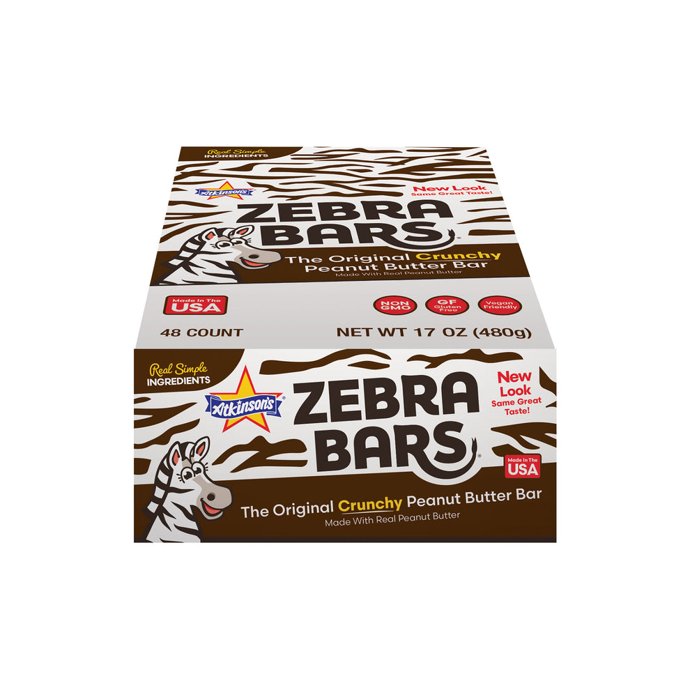 Zebra Bars™ Fun Size (48 count box) – Atkinson Candy Co.