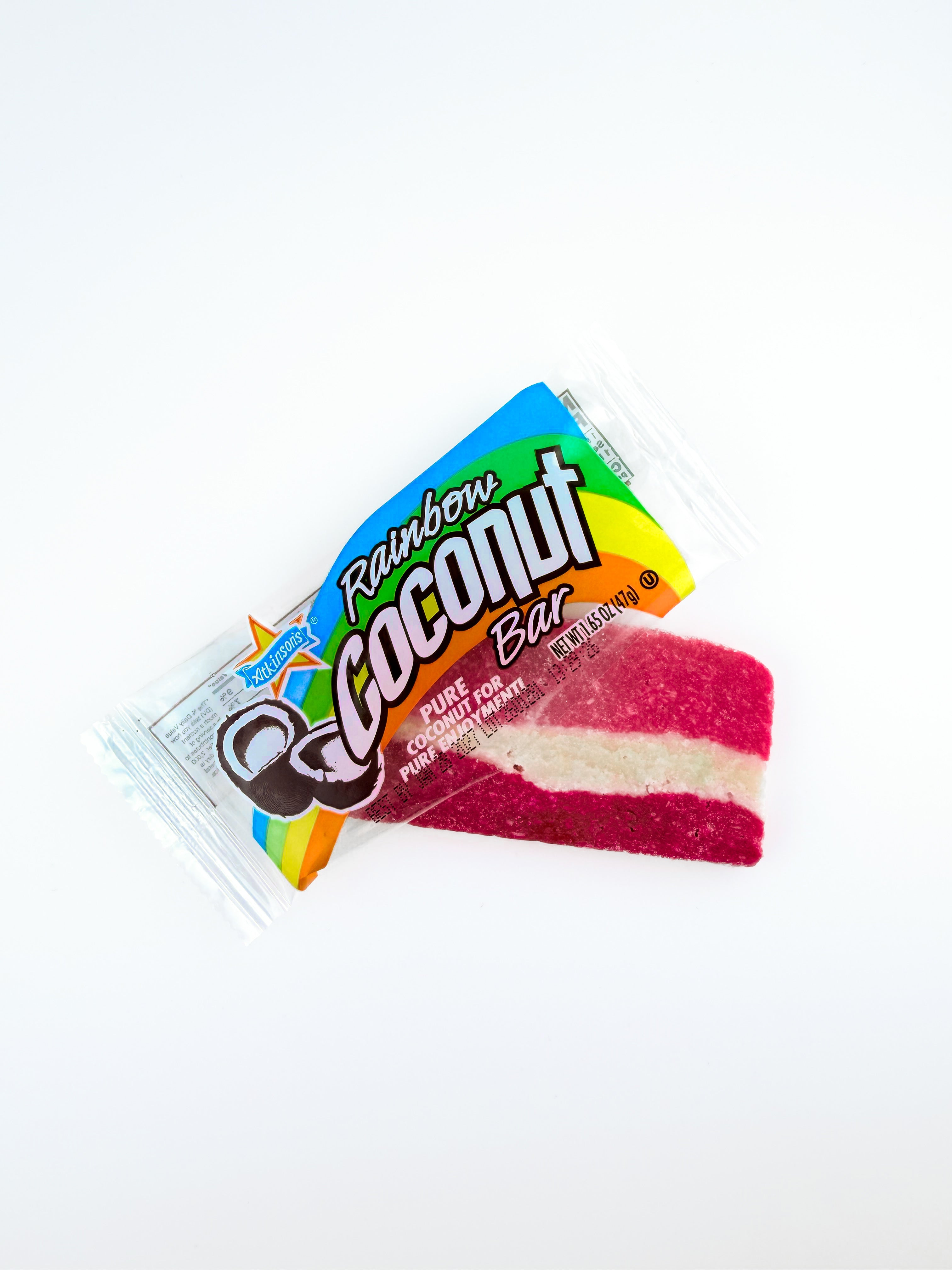 Rainbow Coconut Bar – Atkinson Candy Co.