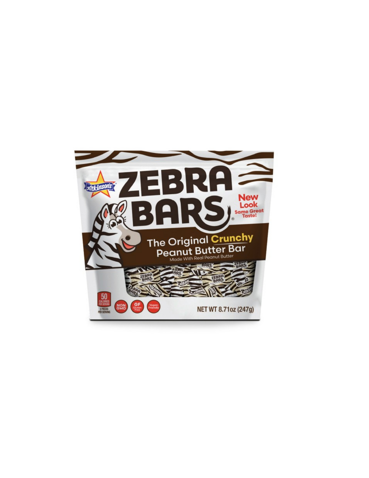 Zebra Bars Gusset Bags – Atkinson Candy Co.